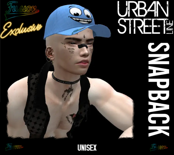 Second Life Marketplace - [Fusion Fashion Cap] - Snapback Unisex ...
